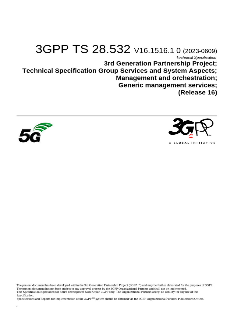 3GPP TS 28.532 | PDF