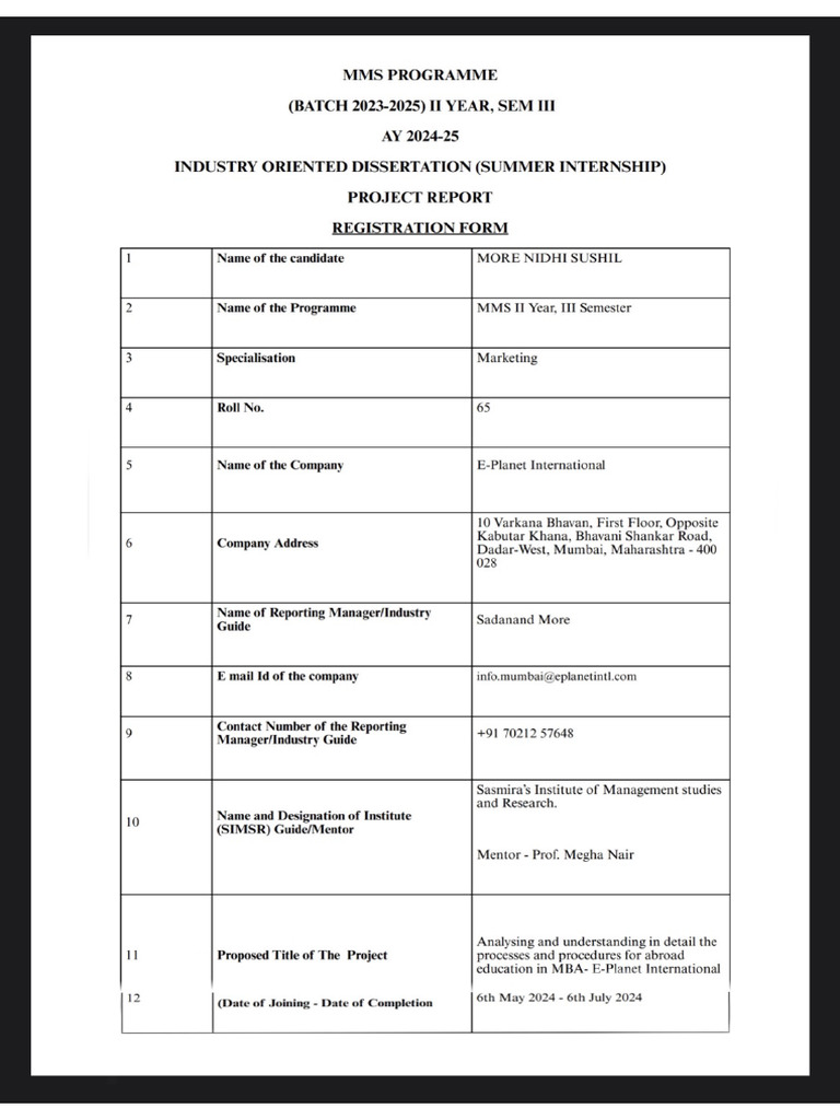 MMS - 65 - Nidhi More (Registration Form) .Docx - 20240516 - 103448 ...