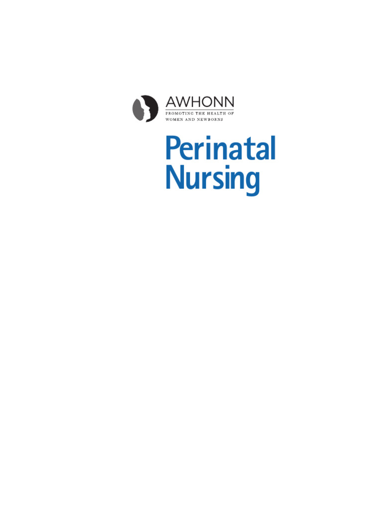 REF 23 Kathleen Rice Simpson, Pat A Creehan - AWHONN's Perinatal ...