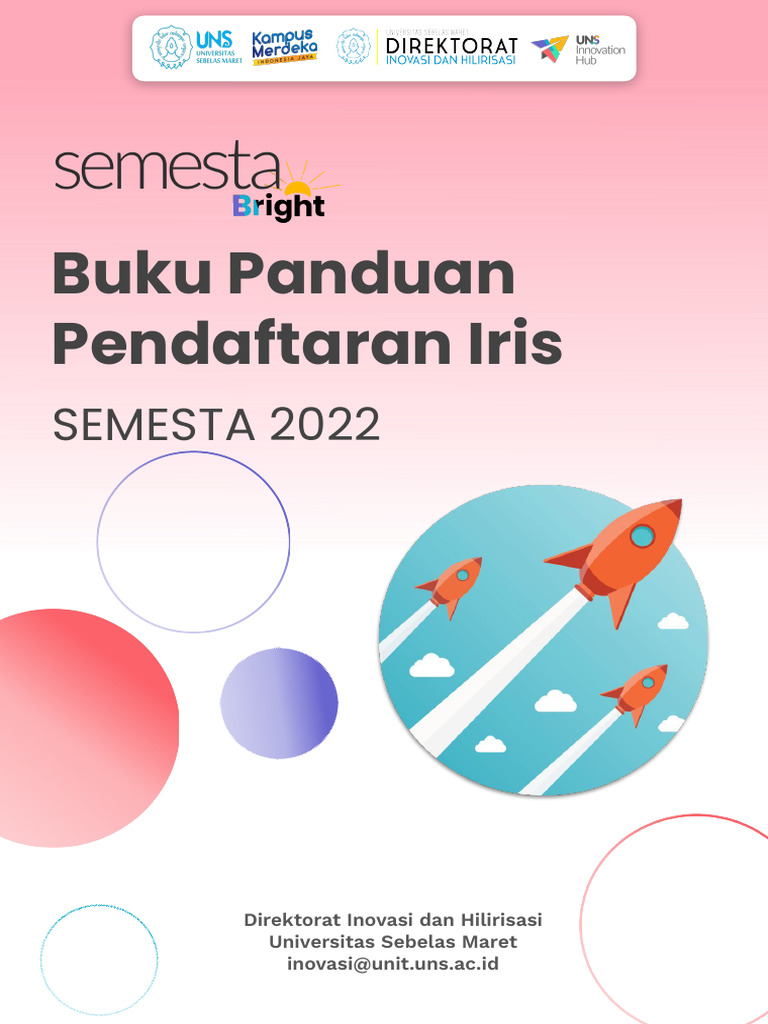Panduan Pendaftaran IRIS SEMESTA 2022 | PDF