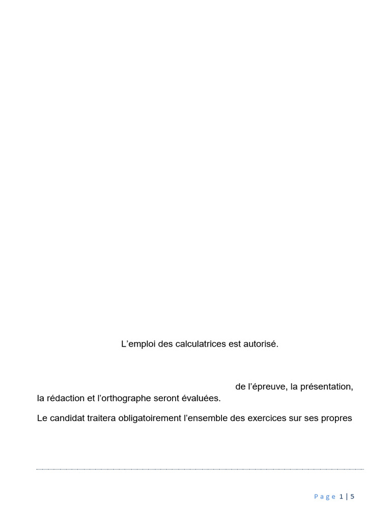 Devoir Commun Daguerre 3eme 2017 | PDF