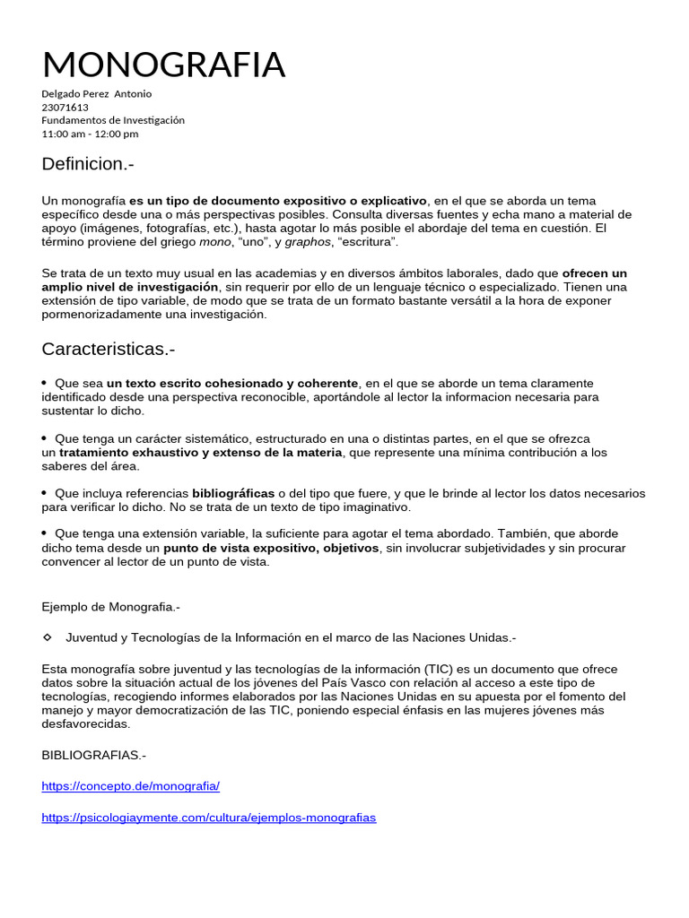 MONOGRAFIA Antonio | PDF
