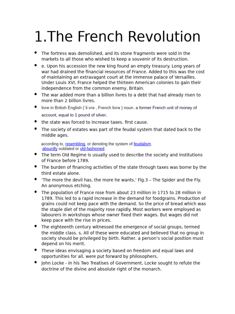 The French Revolution | PDF