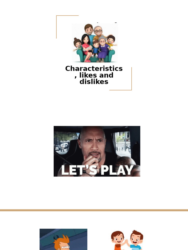 Adjectives, Likes and Dislikes | PDF