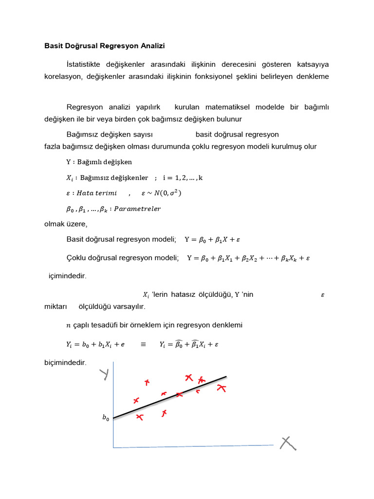 Basit Doğrusal Regresyon | PDF