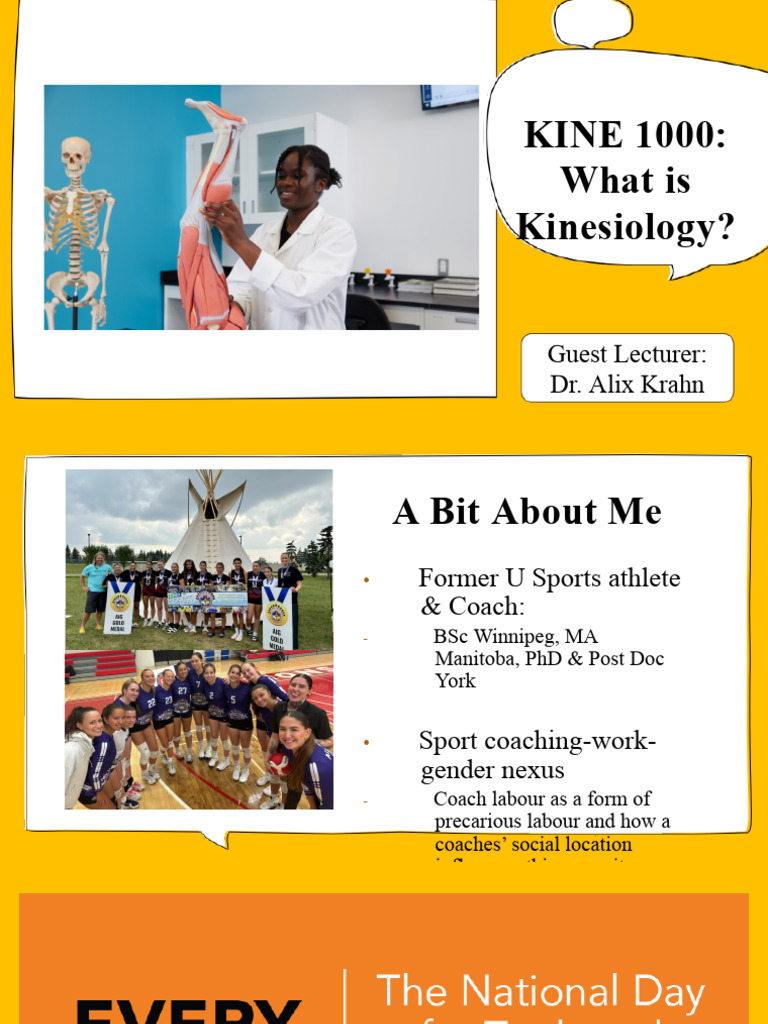 KINE 1000 What is Kinesiology | PDF