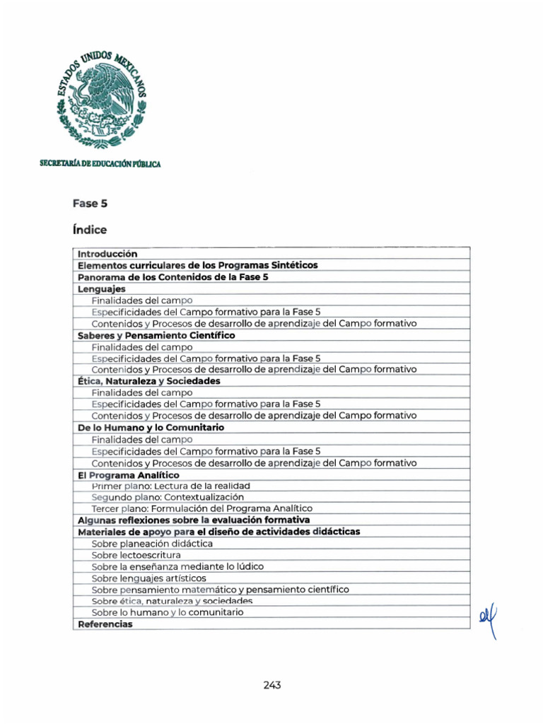 Fase 5 Programa Sintetico | PDF