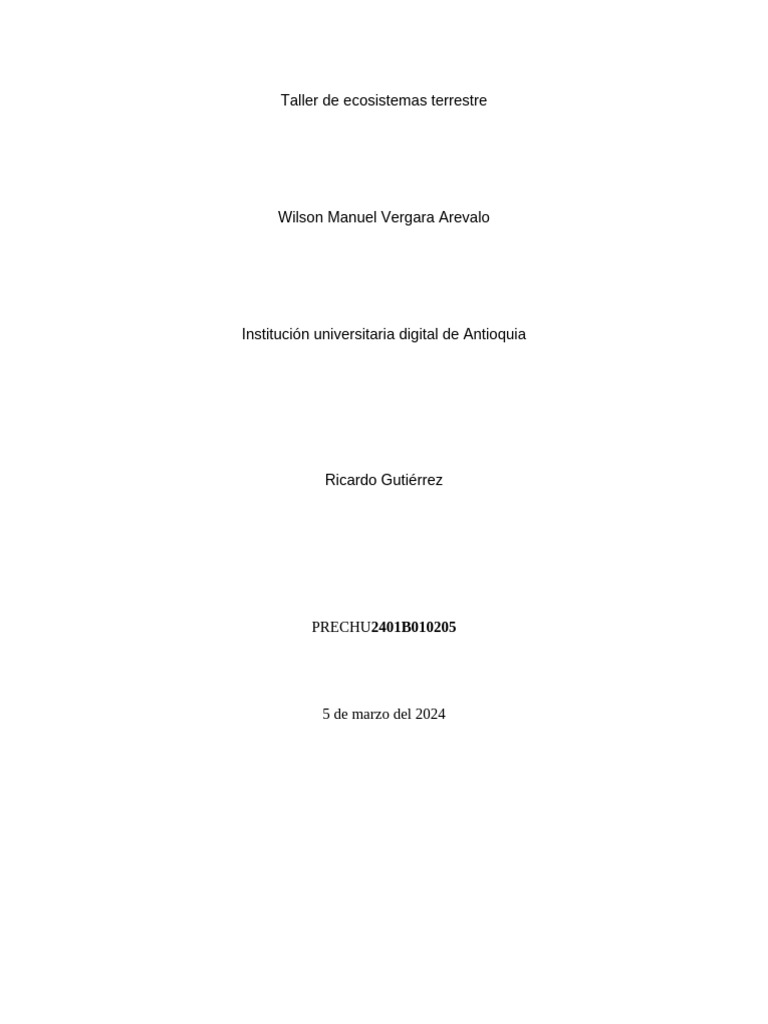 Vergara Wilson Mapa Taller | PDF