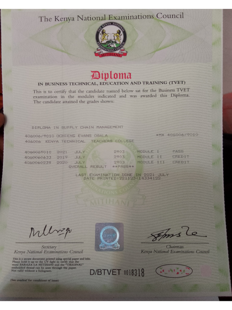 Diploma Certificate | PDF