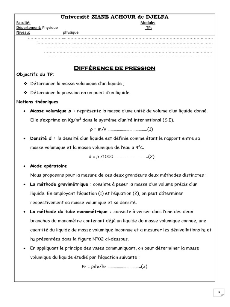 TP N°1 MDF | PDF