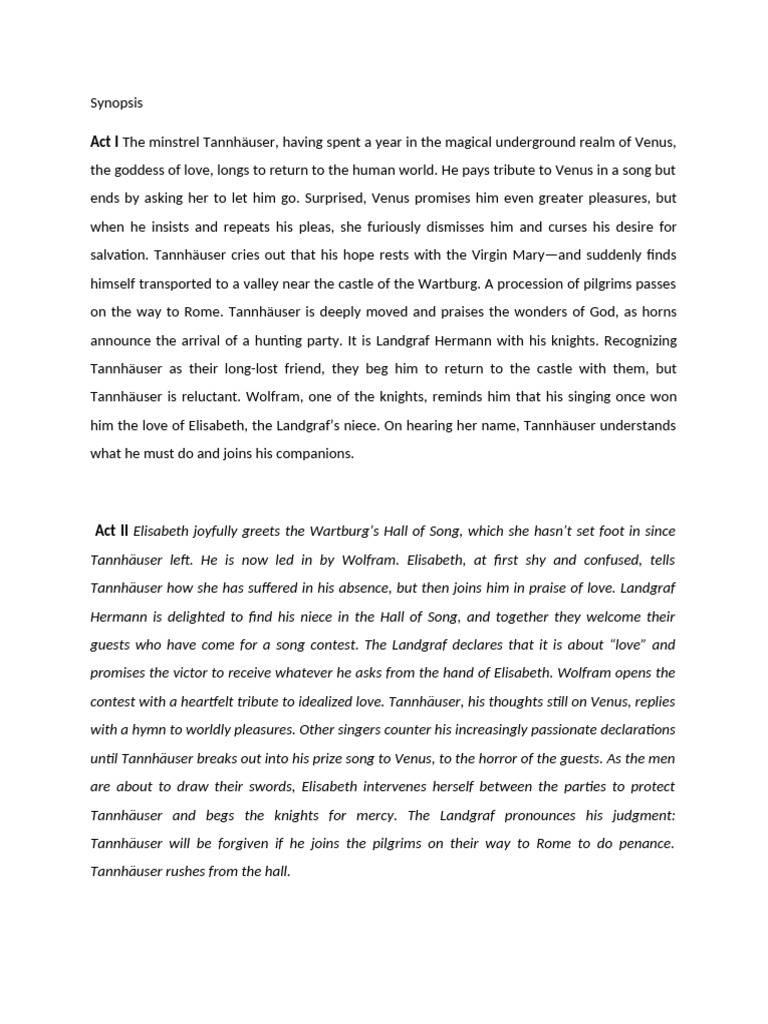 Synopsis of Freudig Begrussen | PDF