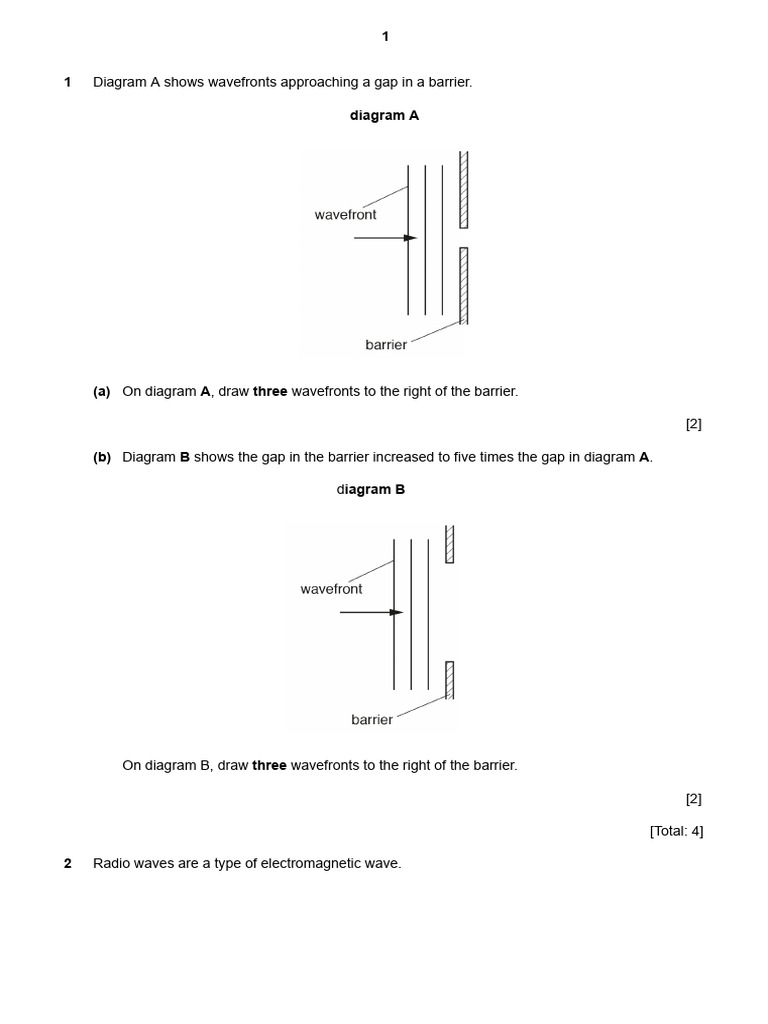 Refraction Diffraction Worksheet | PDF
