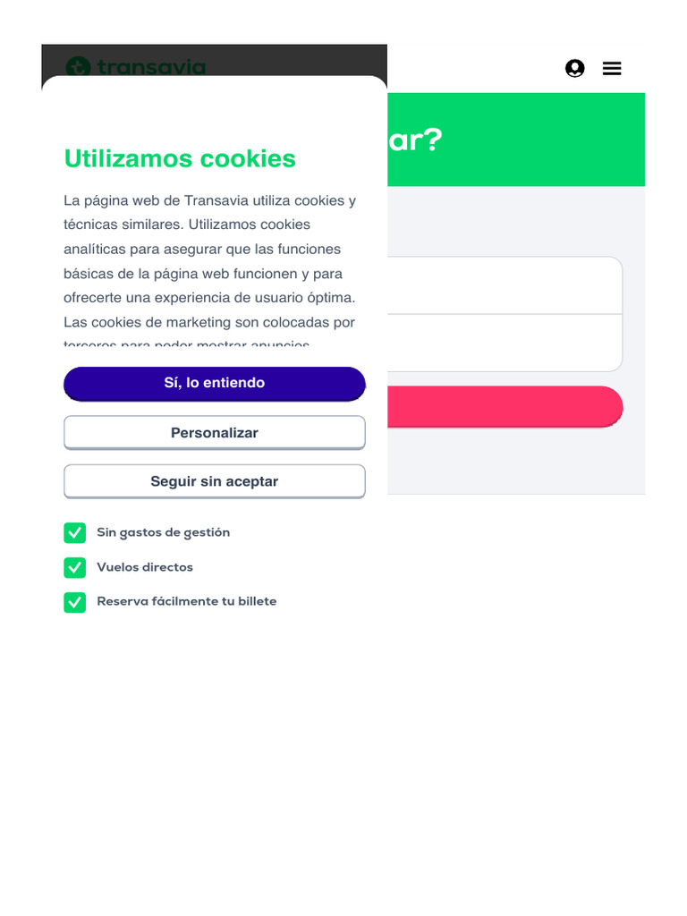 Reserva billetes económicos en Transavia | PDF