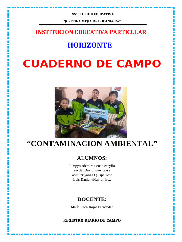 CUADERNO DE CAMPO | PDF