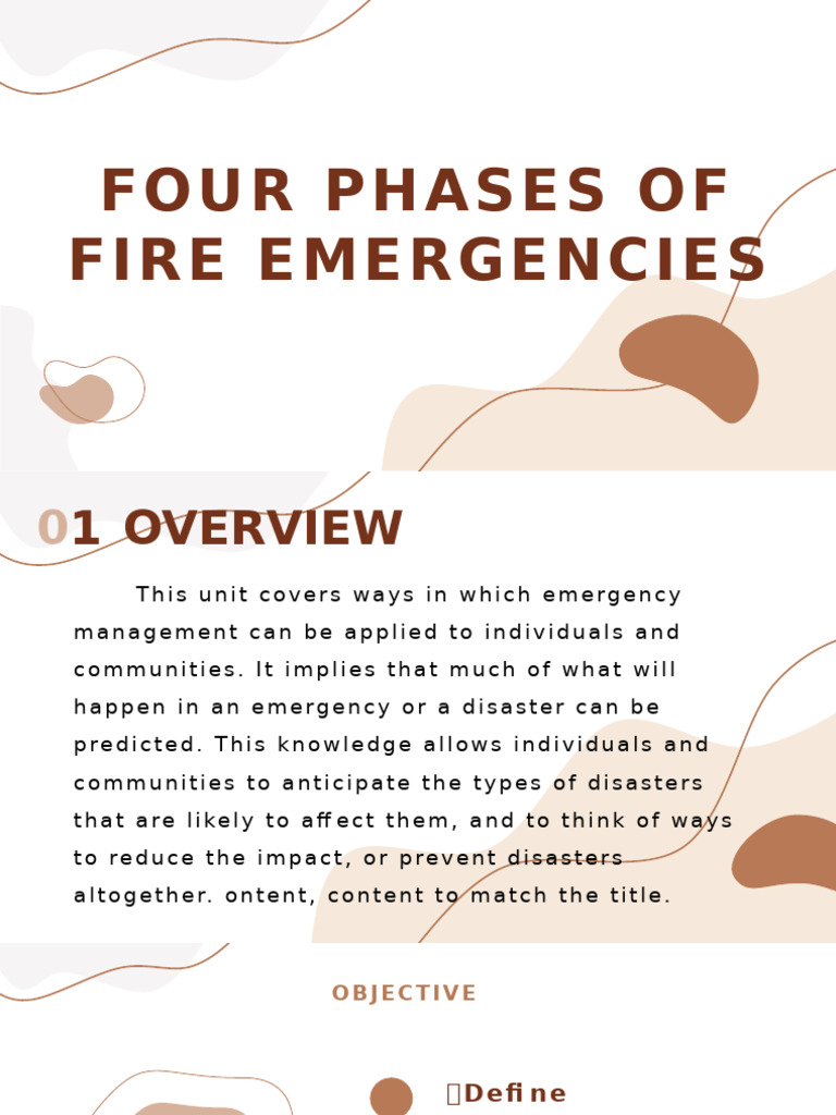 Four Phases of Fire Emergencies | PDF