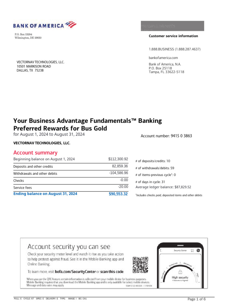 Bank-Of-America - BOA | PDF