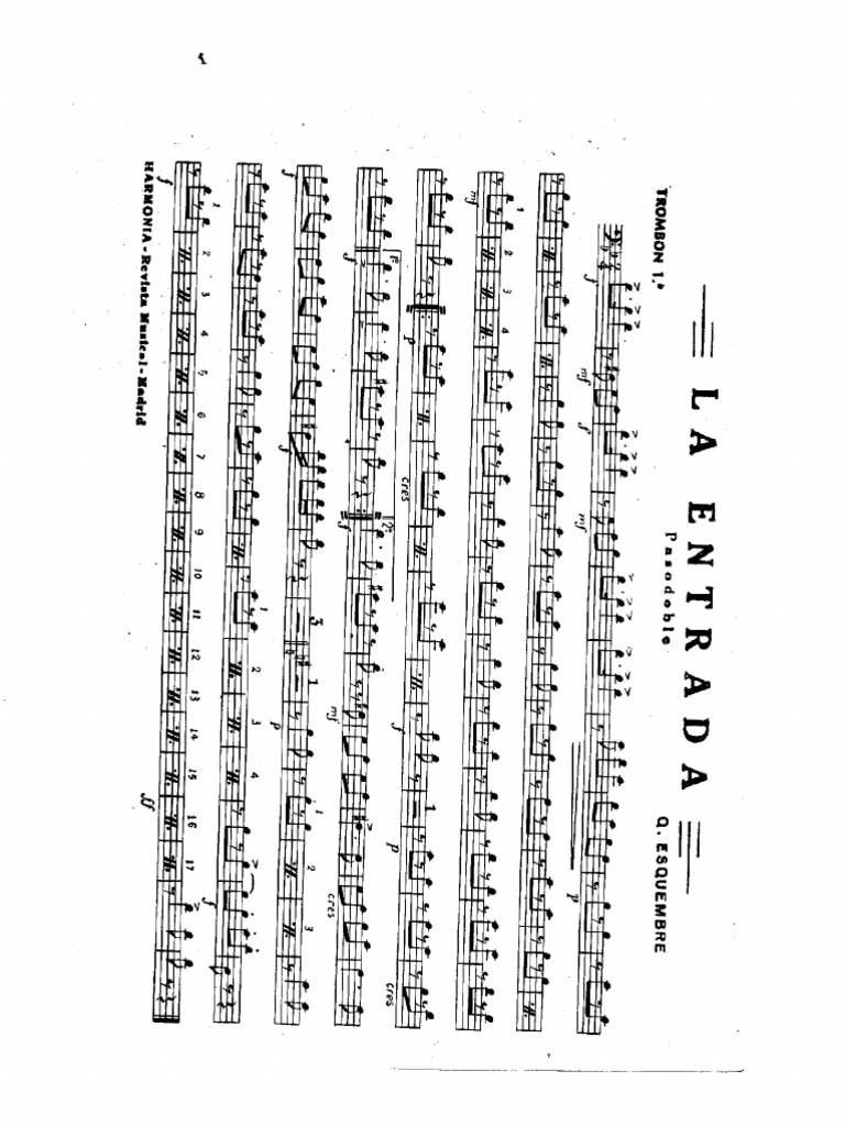 La Entrada Tromb | PDF