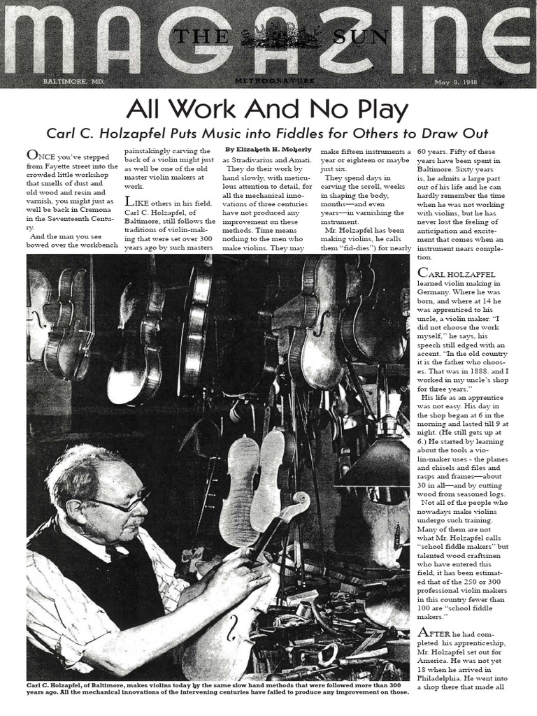 Carl-Holzapfel-Baltimore-Sun-Magazine-3 | PDF