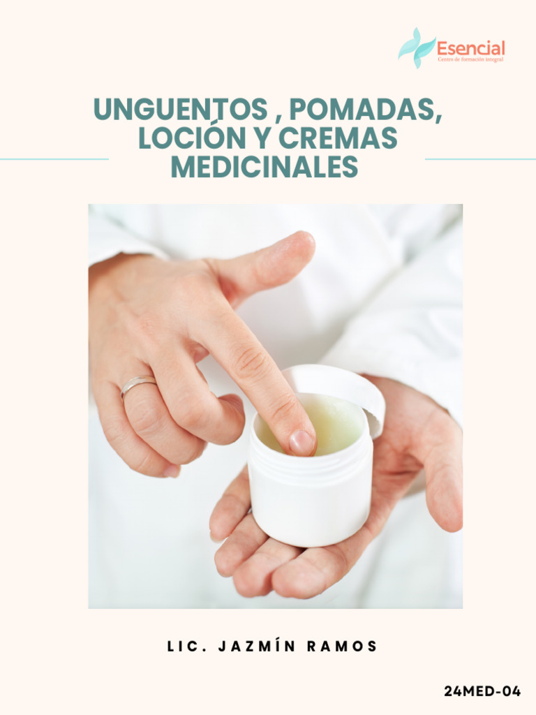 PDF UNGUENTOS Y POMADAS MEDICINALES | PDF