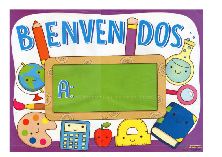Cartel para puerta de BIENVENIDOS | PDF