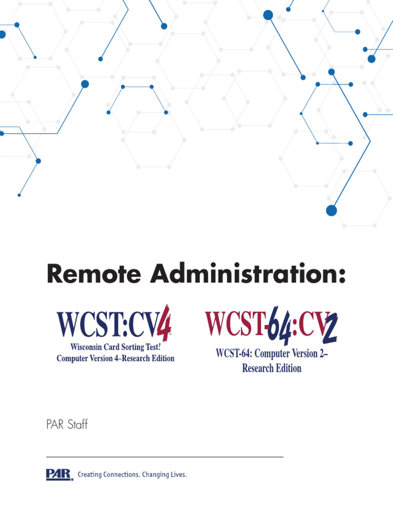 WCST Remote Administration Digital Paper Jun24 | PDF