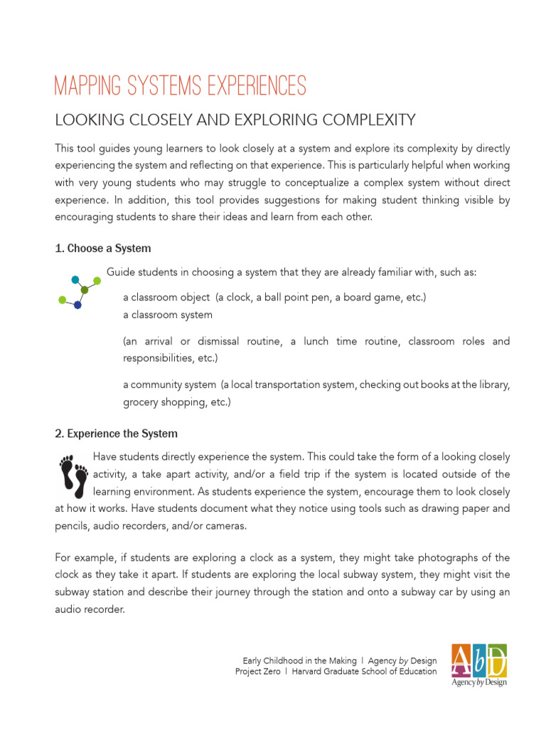 Mapping Systems Experiences | PDF