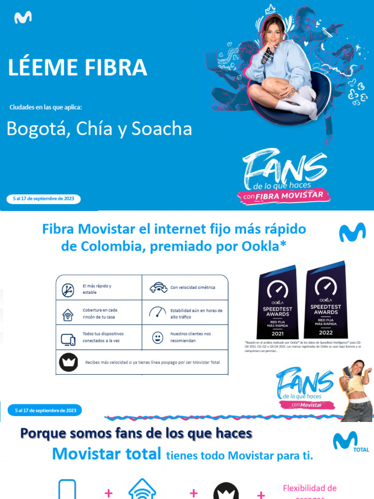 1-L - Eme Fibra Residencial Bogota, Chia y Soacha Del 5 Al 17 de Septiembre de 2023 | PDF