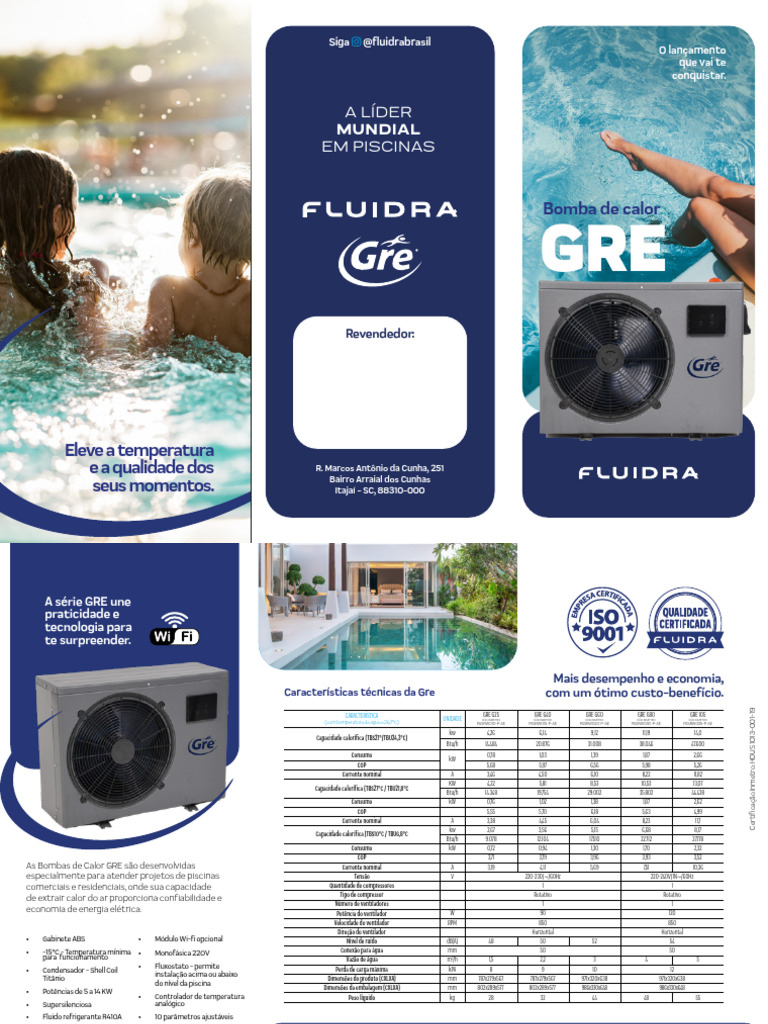 Ref C Fluidra Folders Bomba de Calor 297x210mm GRE | PDF