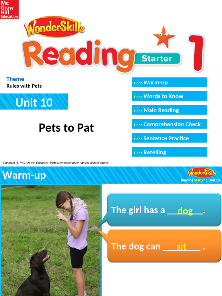 Starter 1 - Unit 10 | PDF