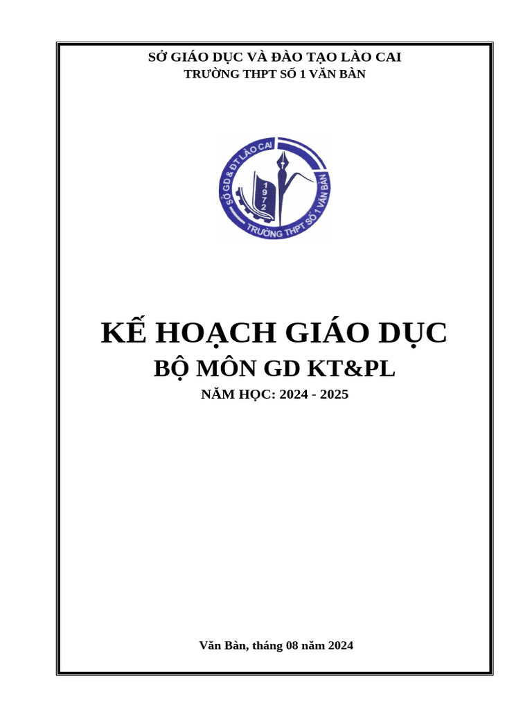 1 - Bìa KHGD | PDF