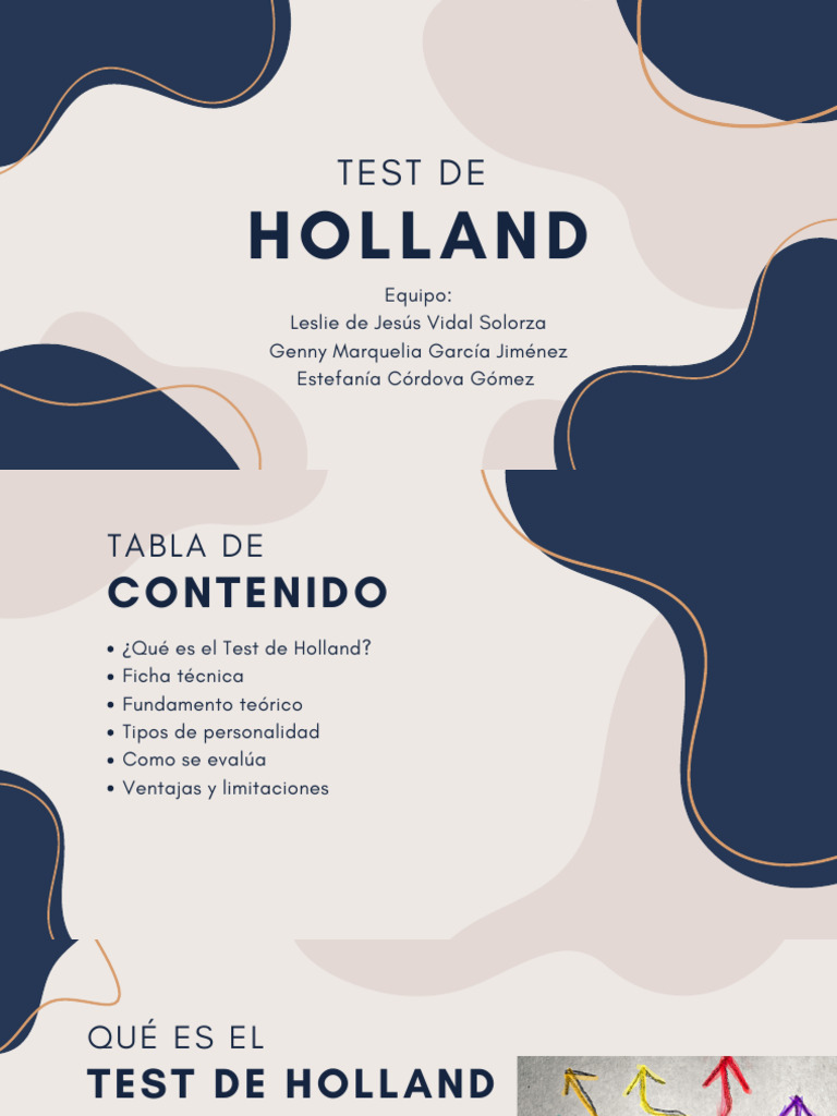 Test de Holland | PDF