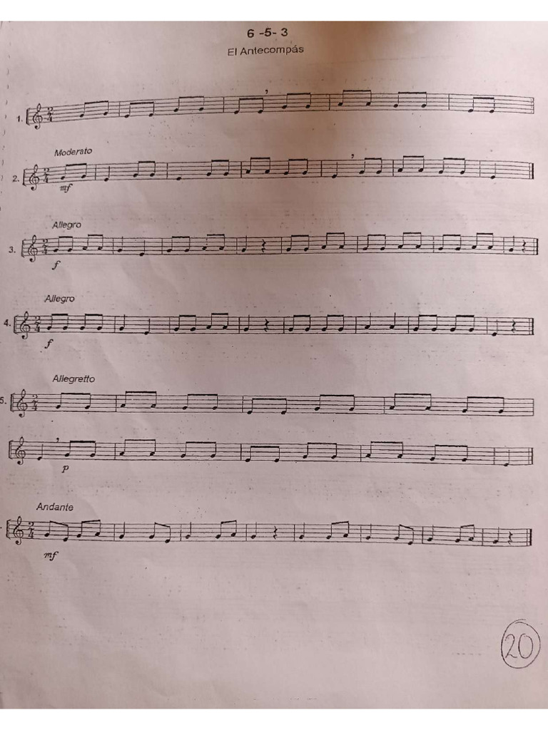 Hoja de Solfeo | PDF