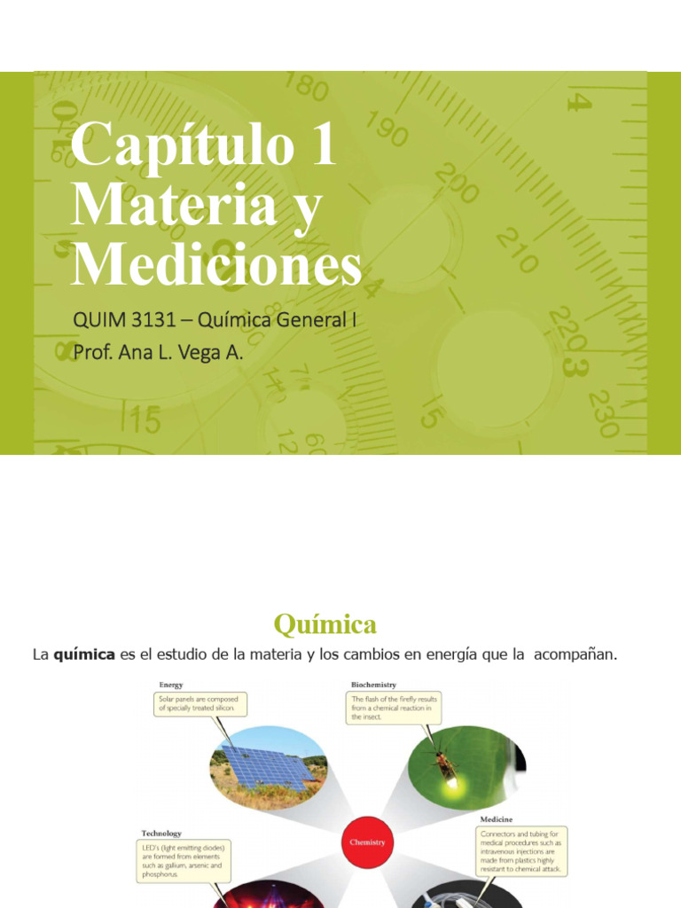 Capítulo 1. Materia y Mediciones | PDF