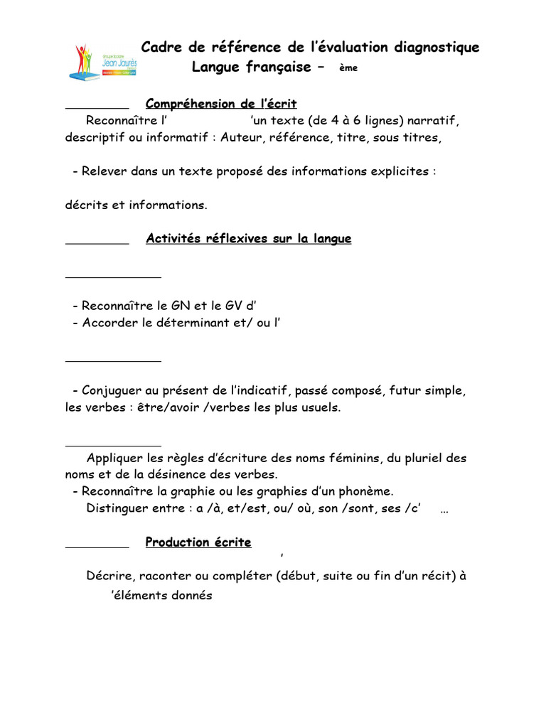 Cadre de Référence de L | PDF