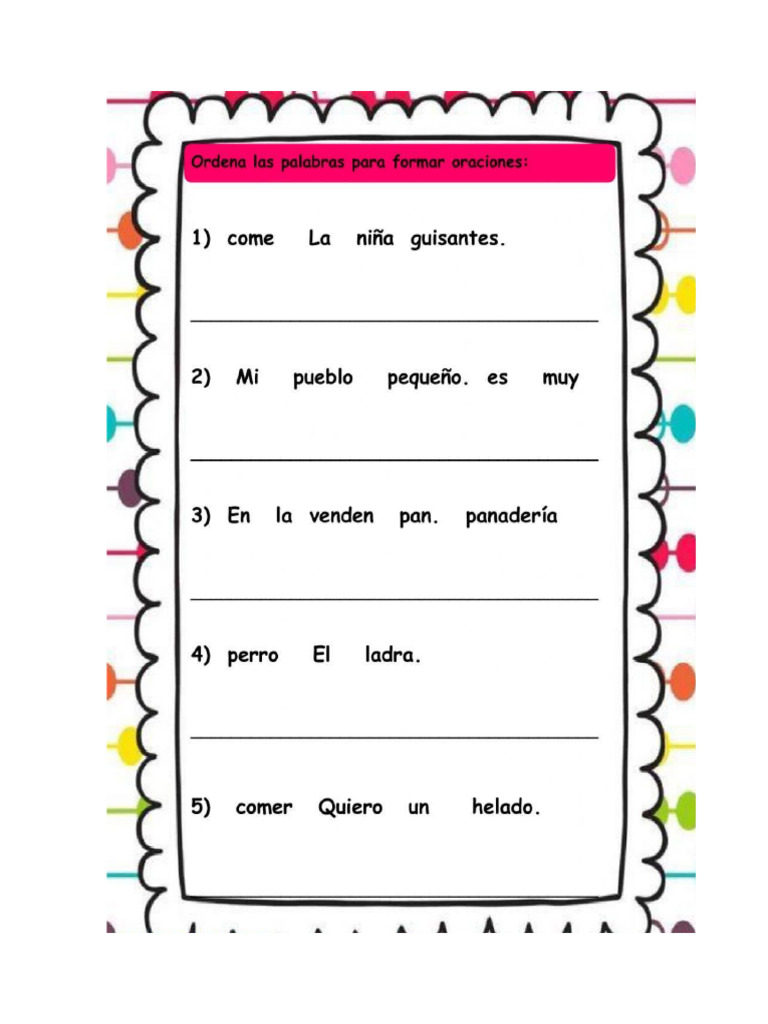 Español La Oración | PDF