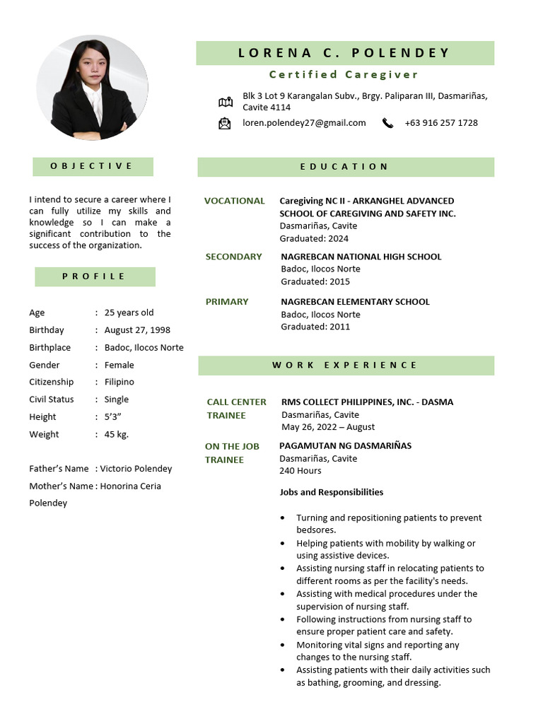 Lorena Polendey CV 2024-1-1 | PDF