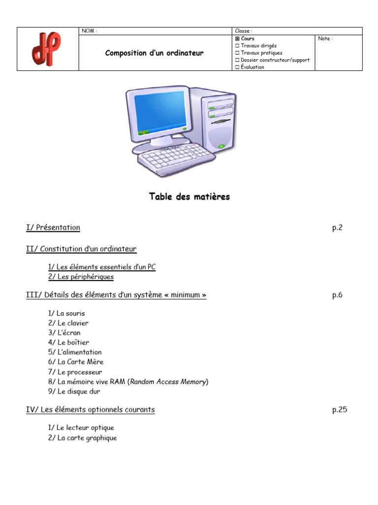 composition_ordinateur_cours_complet | PDF