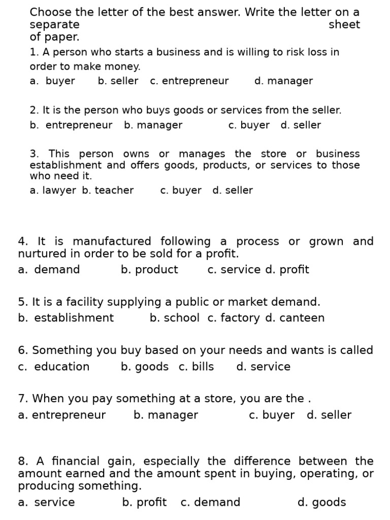 1st Summative Test in AP6 Q1 | PDF