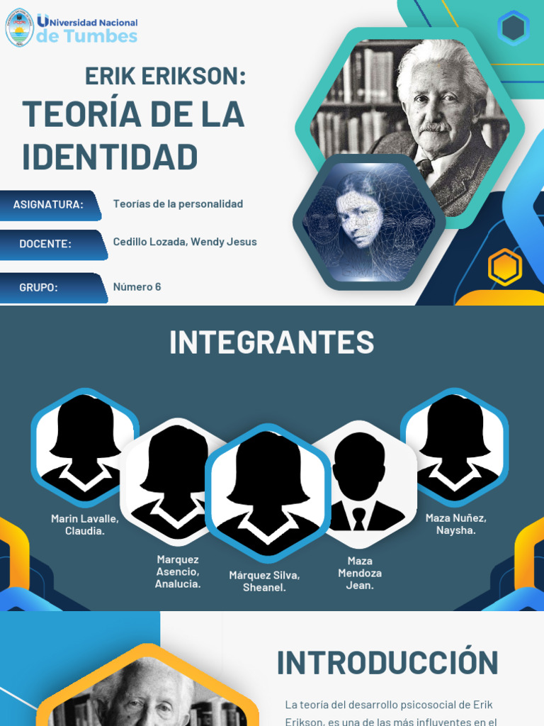 CAPITULO 6 Erik Erikson Teoría de La Identidad | PDF