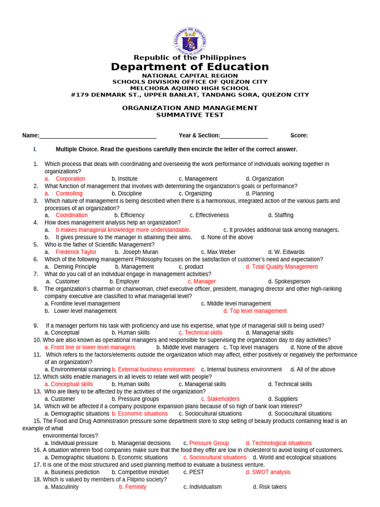 Orgman - Reviewer | PDF