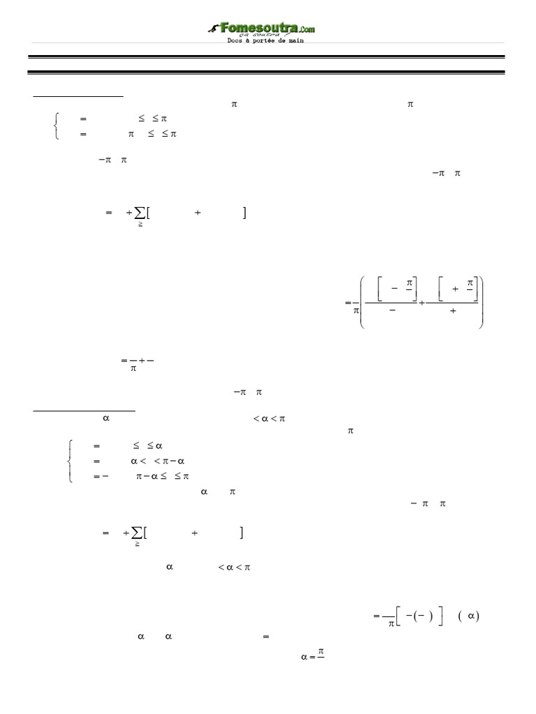 612a8ecc20b02sujet Corrige Transformee de Fourier Maths Bts | PDF