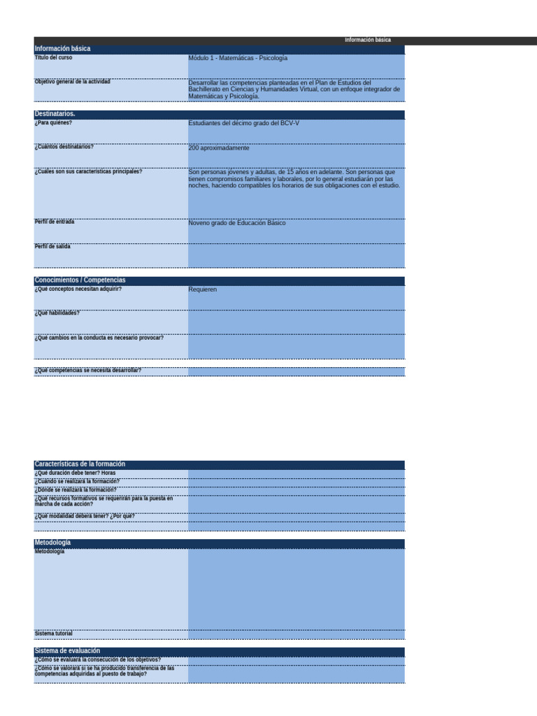 Matriz Diseño Instruccional - BCHV - Modulo1 - ACTUALIZADA - MMPS - 25 ...