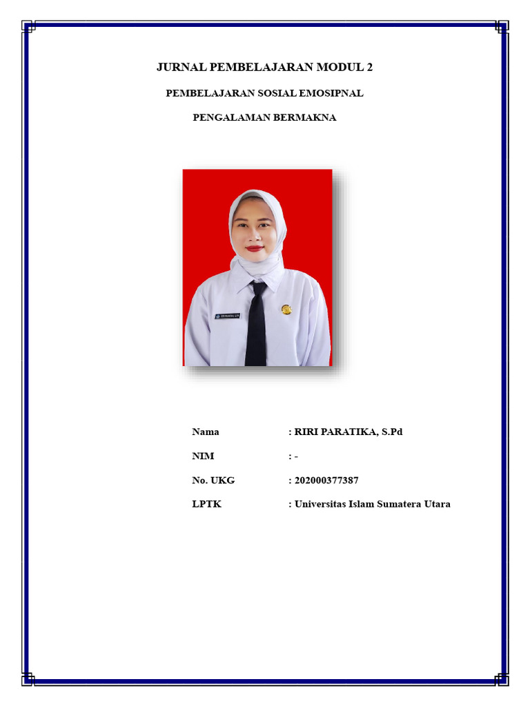 JURNAL PEMBELAJARAN MODUL 2 PPG Daljab | PDF
