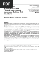 Beck's Suicide Ideation Scale Overview | PDF | Suicide | Mental Health