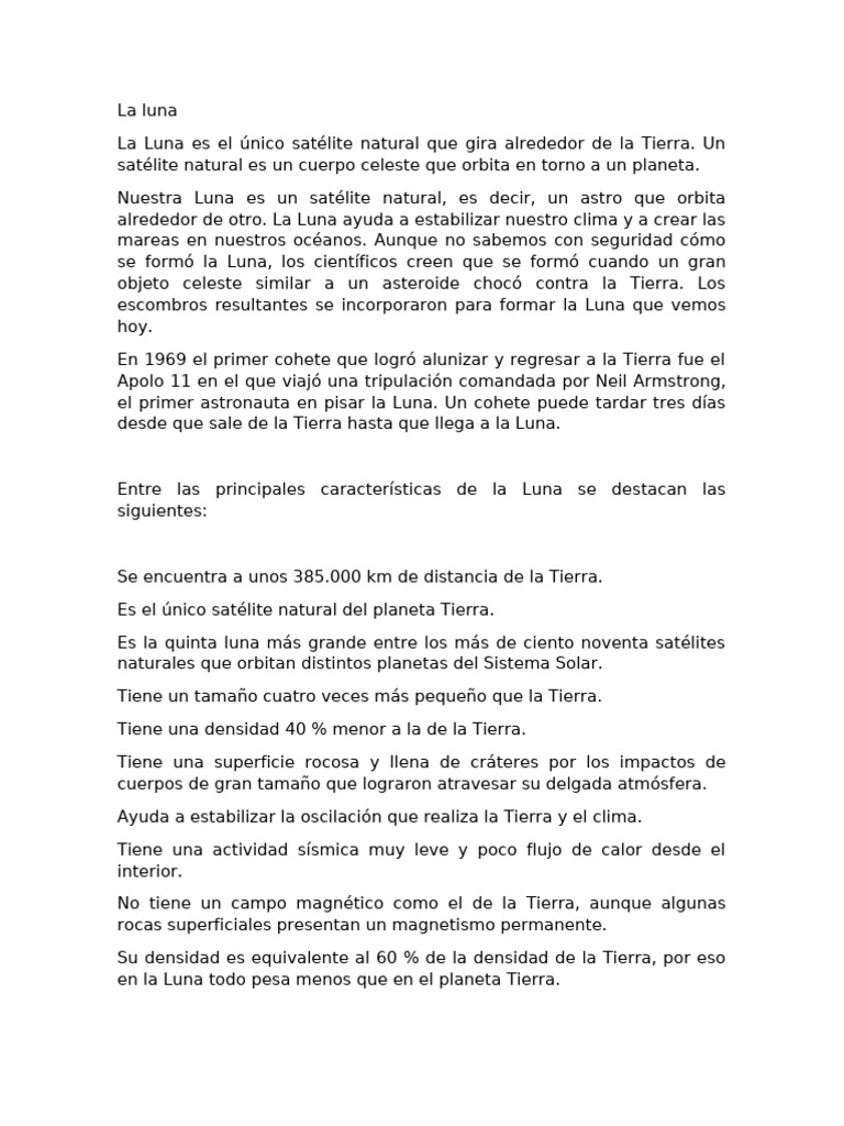 La Luna | PDF