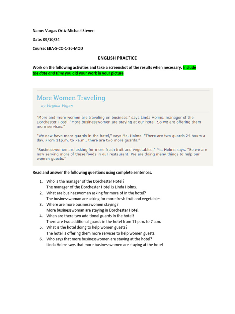 Worksheet_English practice Vocabulary Unit 2 | PDF