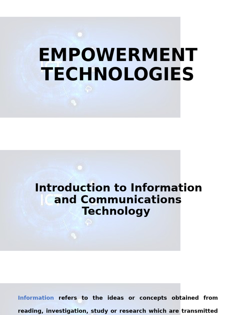Empowerment Technologies | PDF