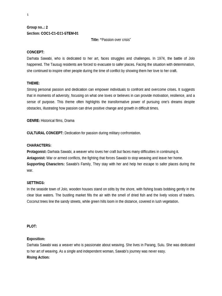 Cor 011 Major PT Group 2 | PDF | Weaving | Social Science