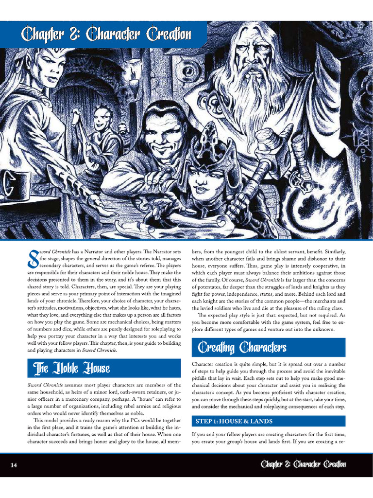 character creation | PDF
