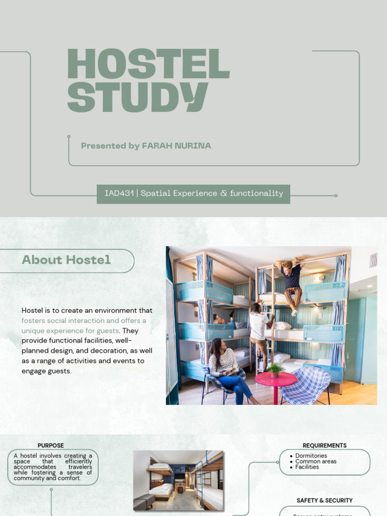 Hostel Study Interior Design Proposal in Kampung Baru | PDF